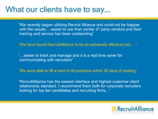 Recruit Alliance1 | PPT