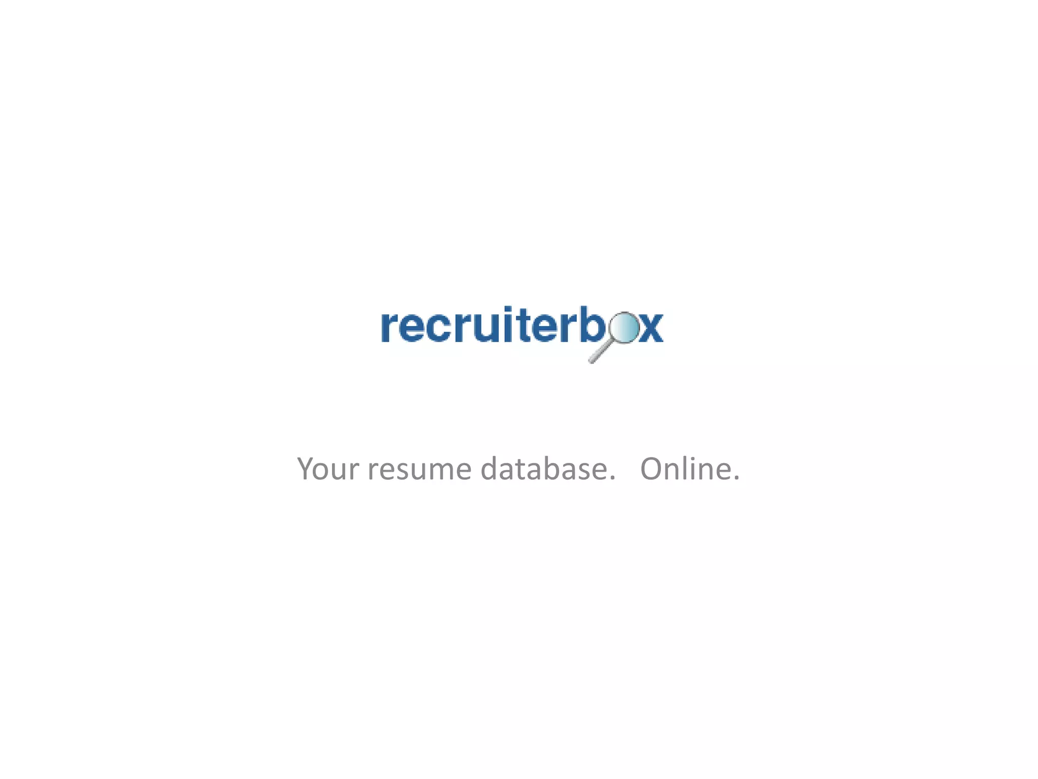 Recruiterbox | PPT