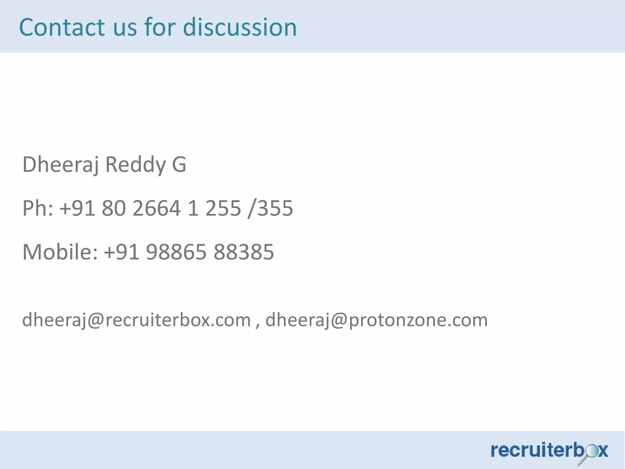 Recruiterbox | PPT
