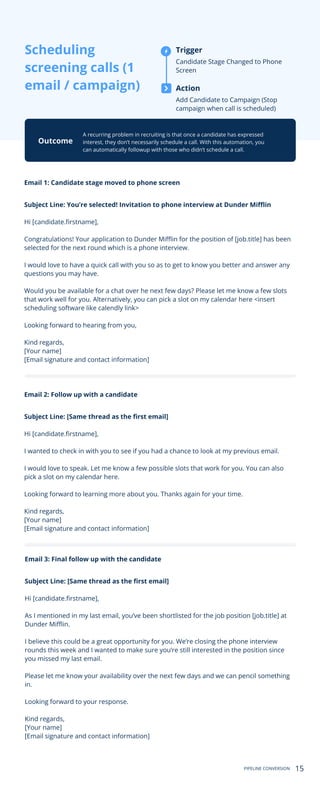 Recruitment Automation Playbook Guide by Recruiterflow.com