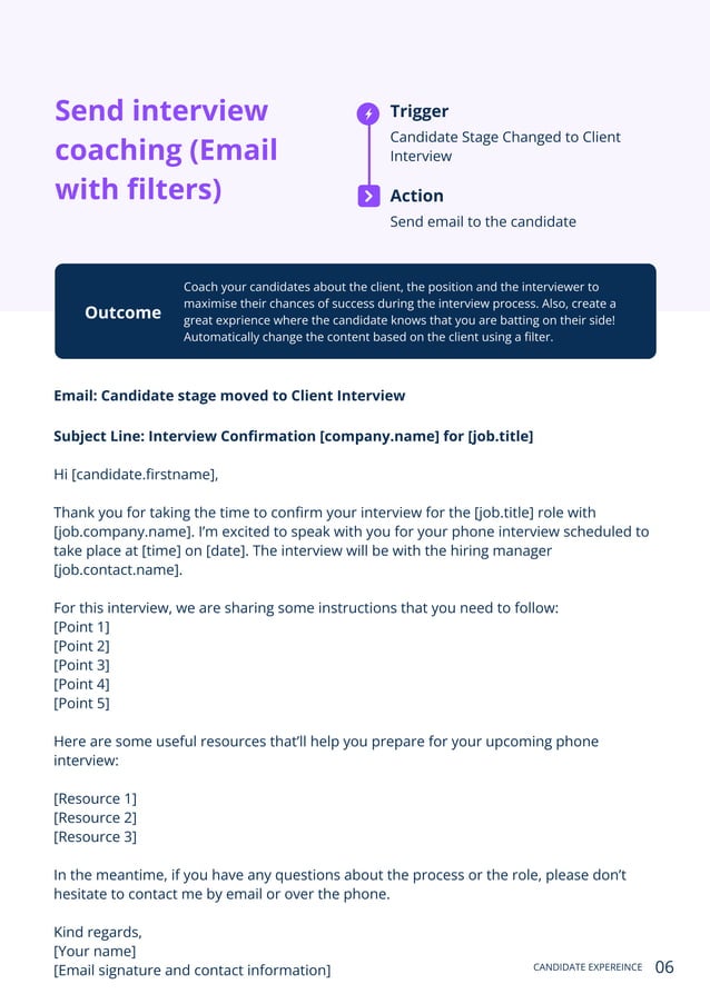 Recruitment Automation Playbook Guide by Recruiterflow.com