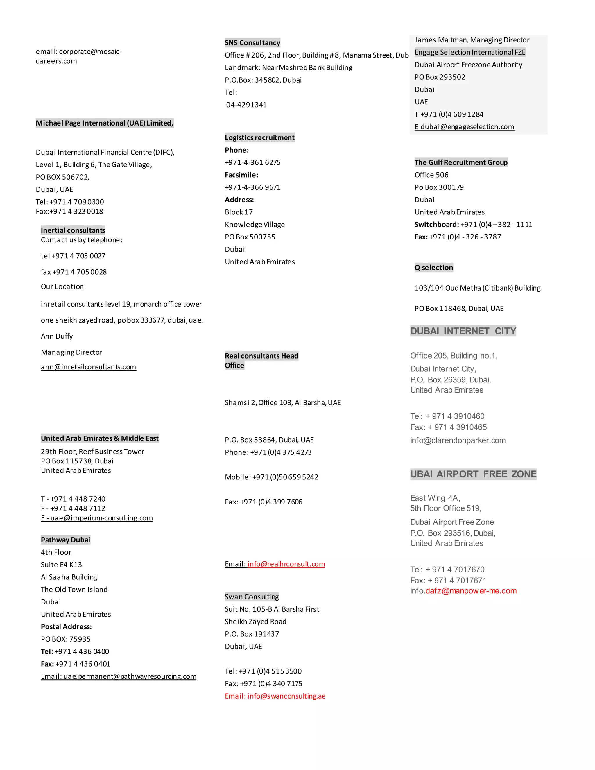 Recruiters dubai - copy | DOCX