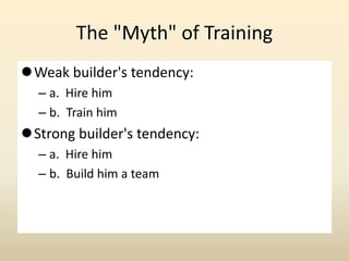Recruiters mentality builders mindset nlfa | PPT