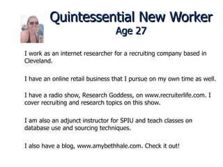 Recruiting the Generations | PPT