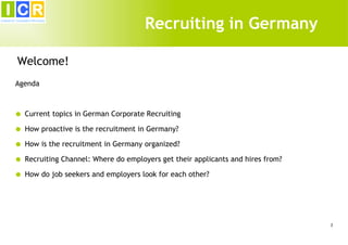 Recruiting in Germany Fact & Figures | PDF