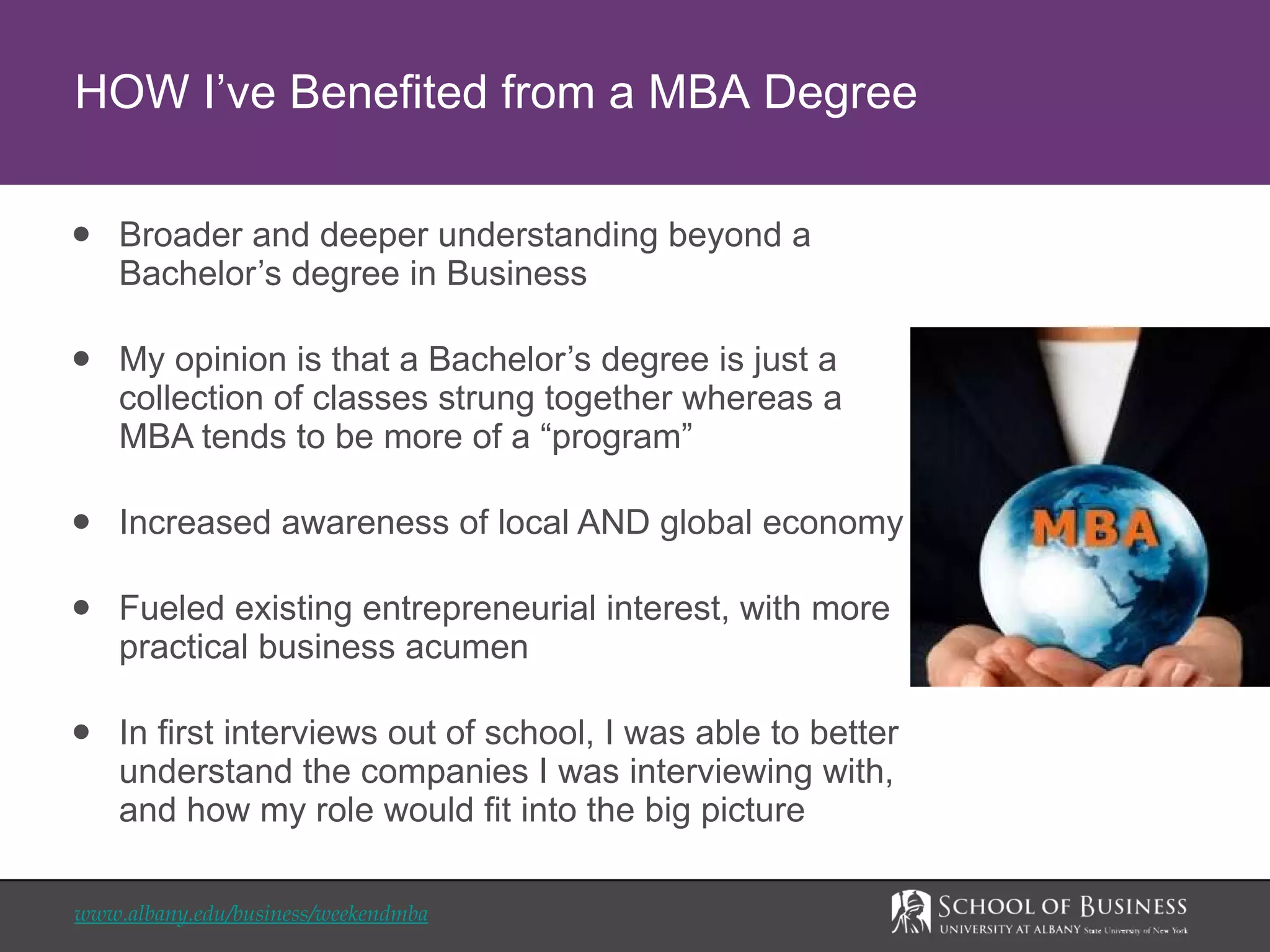 The Value placed on an MBA by Recruiters and Employers | PPT