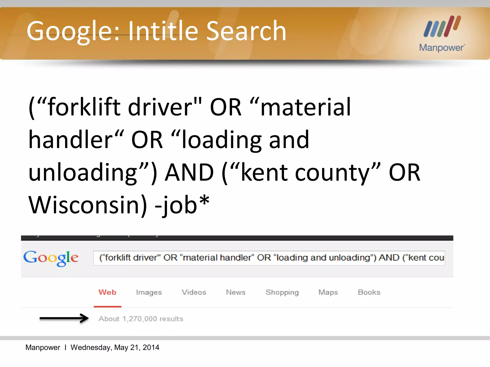 Recruiting Nugget 8 Intro To Boolean Basics May 21 2014 Pdf Search
