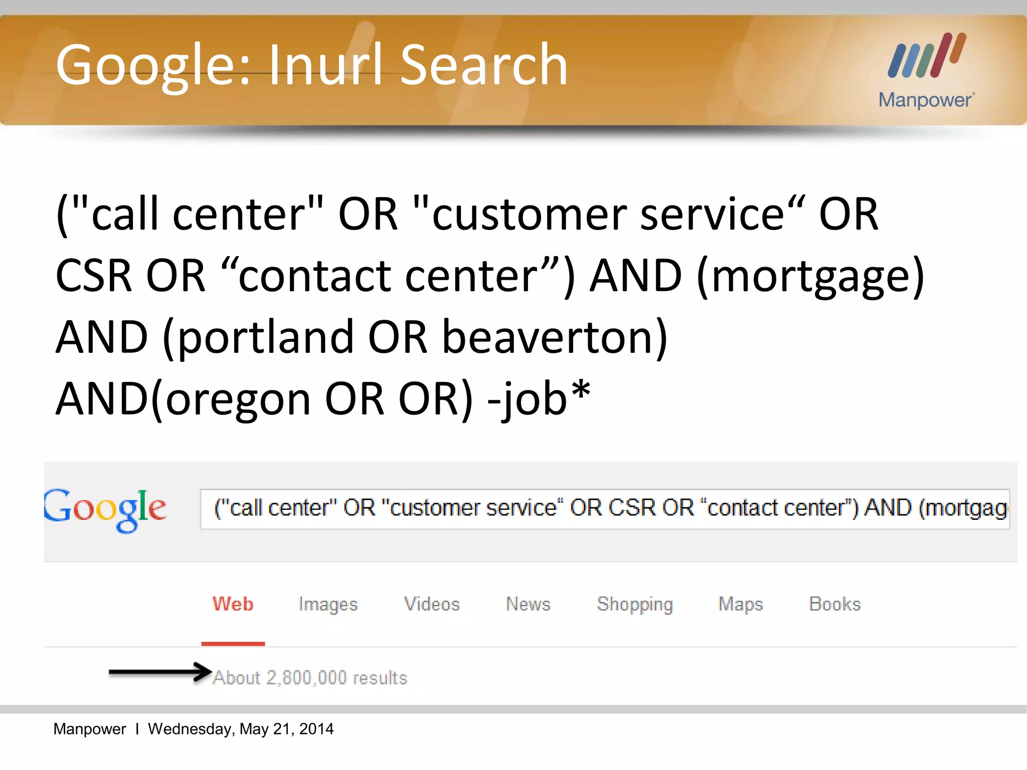 Recruiting Nugget 8 Intro To Boolean Basics May 21 2014 Pdf Search