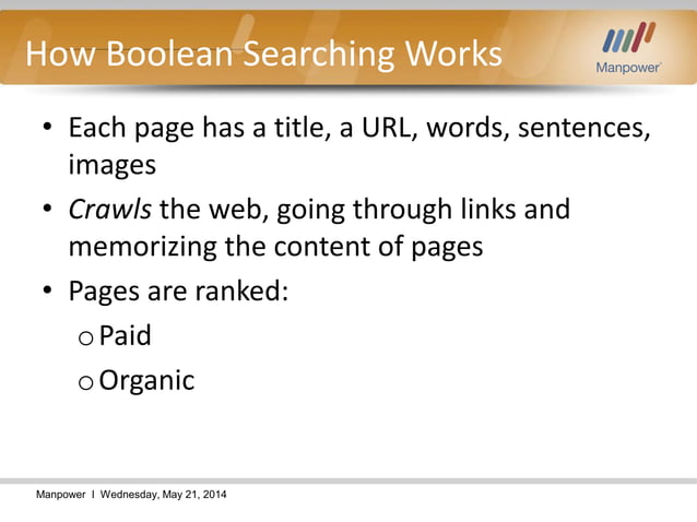 Recruiting Nugget 8 Intro To Boolean Basics May 21 2014 Pdf Search