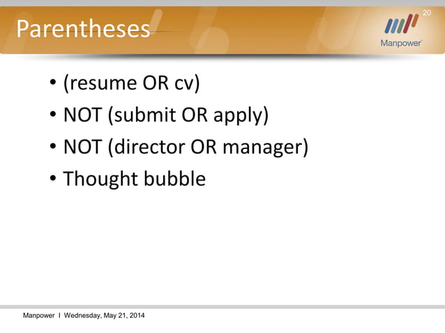 Recruiting Nugget 8 Intro To Boolean Basics May 21 2014