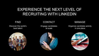 Recruiting on LinkedIn: Free vs. LinkedIn Recruiter | PPT