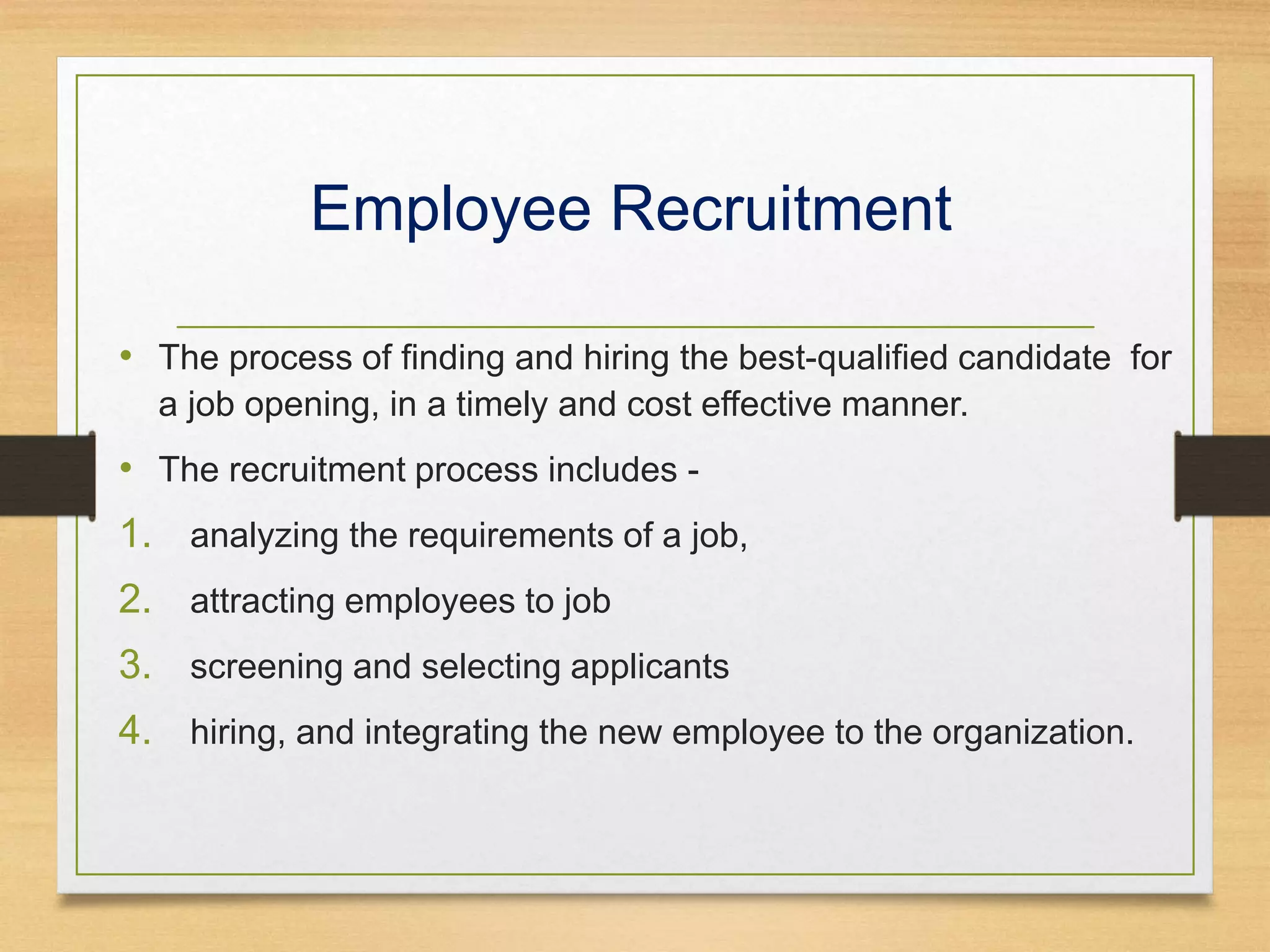 Recruiting or retaining ppt | PPTX