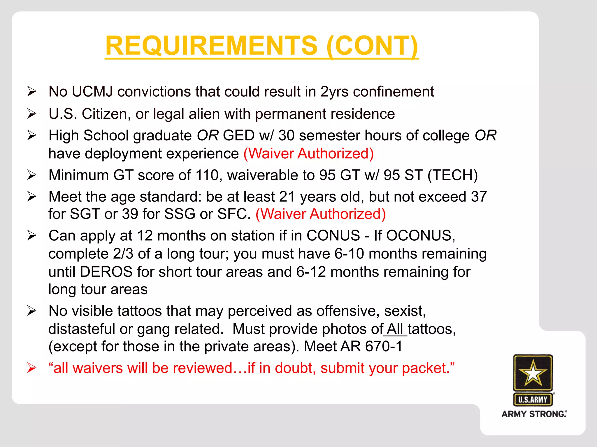 Recruiting overview | PDF