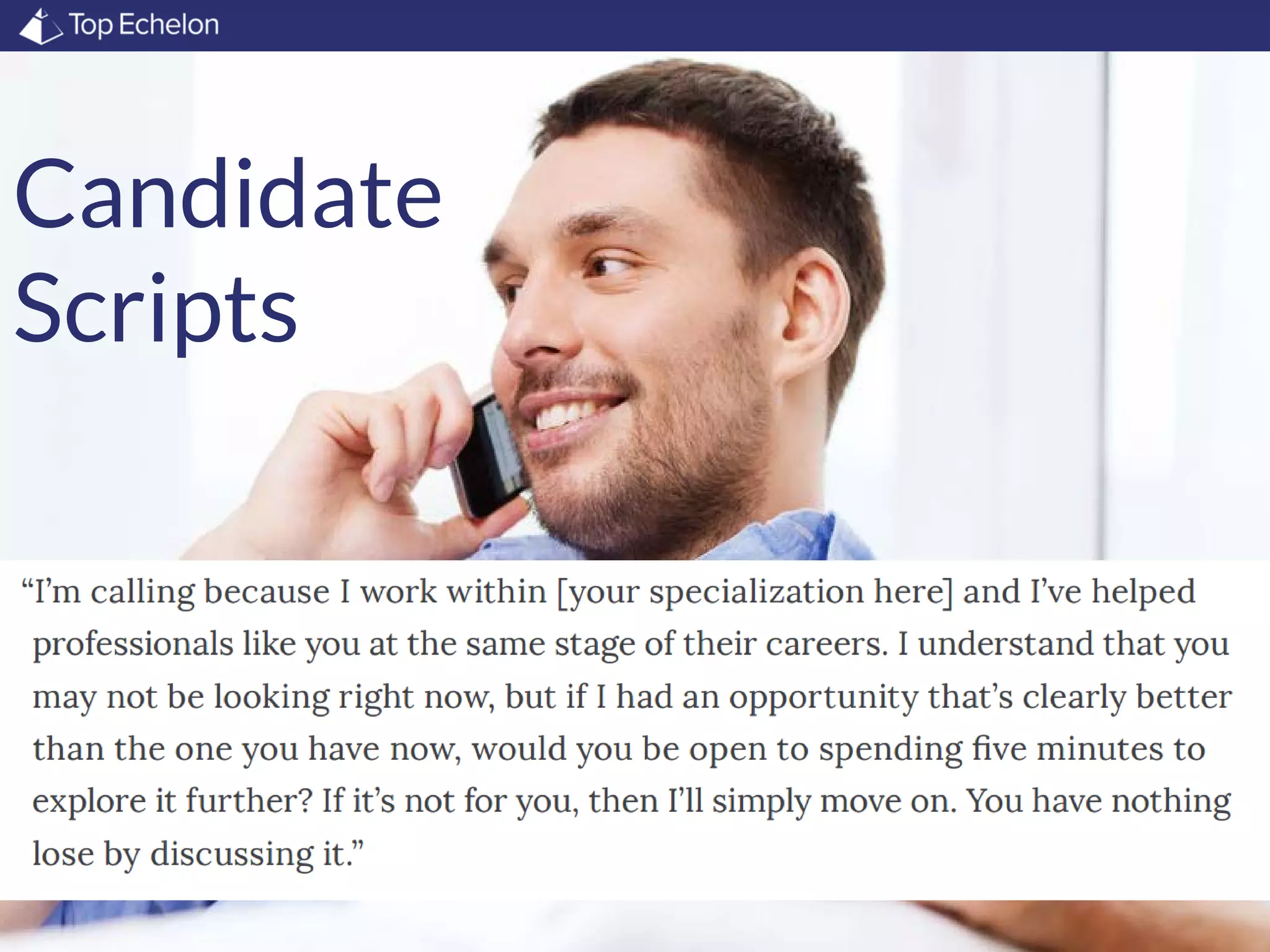 Cold Calling Scripts for Recruiters | PDF | Resume Writing and Advice ...