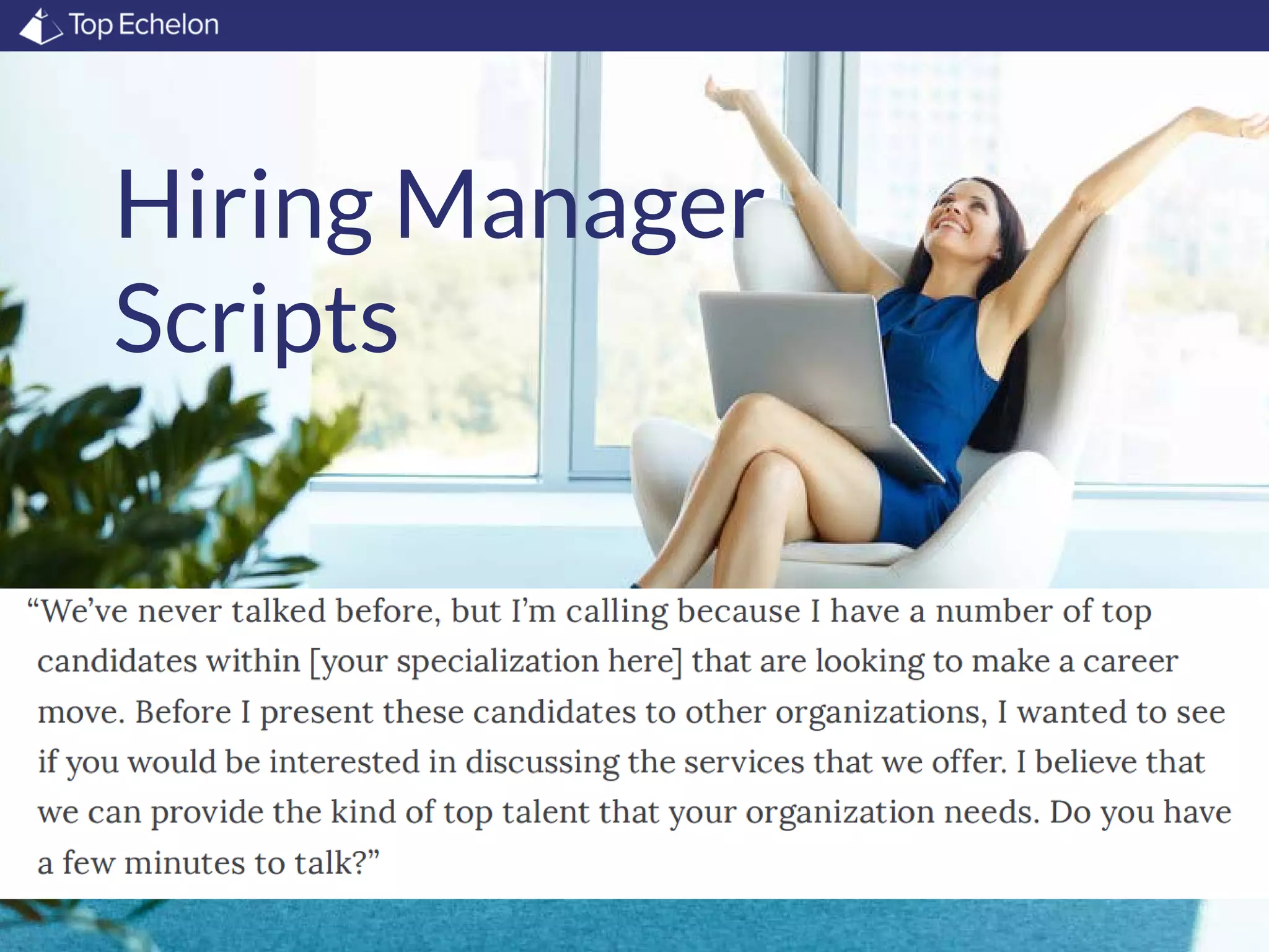 Cold Calling Scripts for Recruiters | PPT