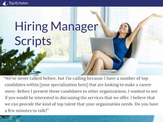 Cold Calling Scripts for Recruiters | PDF | Resume Writing and Advice ...
