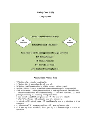 Recruiting the Lean Way - Value Stream Mapping | PDF