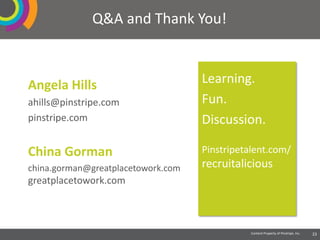 Driving Innovation in Talent Acquisition:Technologize the Process, Humanize the Experience | PPT