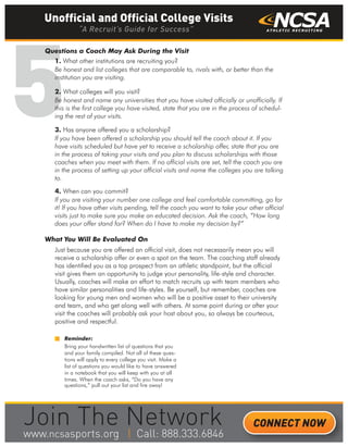 Recruiting visits guide | PDF