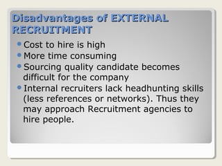 Recruitment | PPT | Job Search | Careers