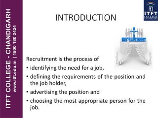 ITFT-Recruitment | PPT