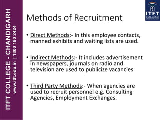 ITFT-Recruitment | PPT