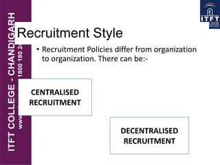 ITFT Recruitment | PPT