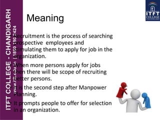 ITFT Recruitment | PPT