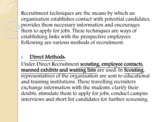 Recruitment | PPTX
