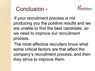 Recruitment | PPT