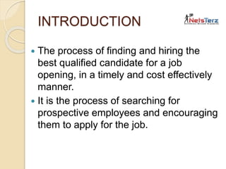Recruitment | PPT