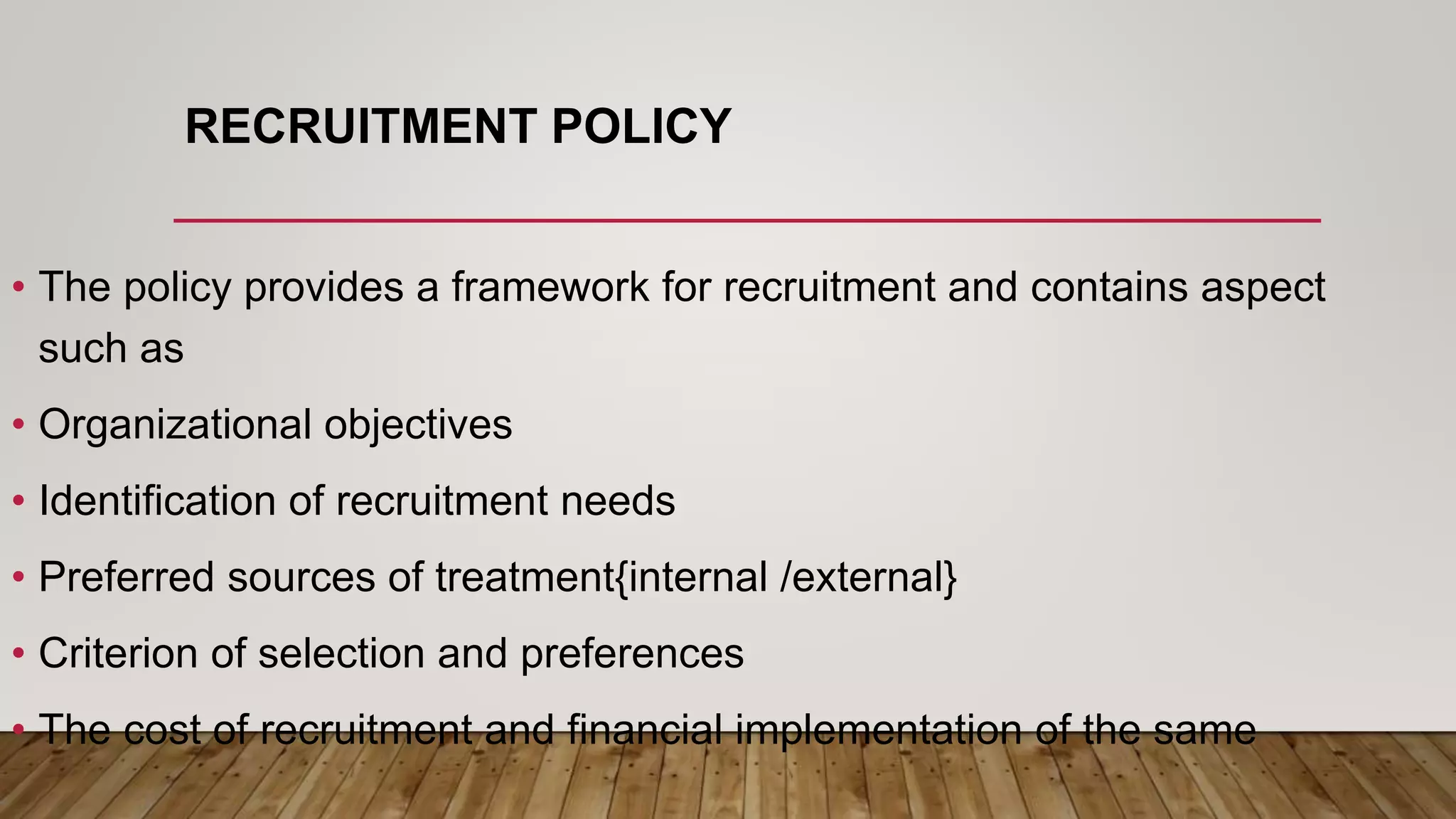 Recruitment | PPTX