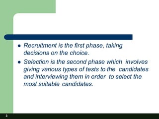 Recruitment | PPT