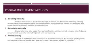 Recruitment.. | PPT