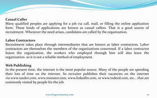 Recruitment | PPTX | Human Resources | Business