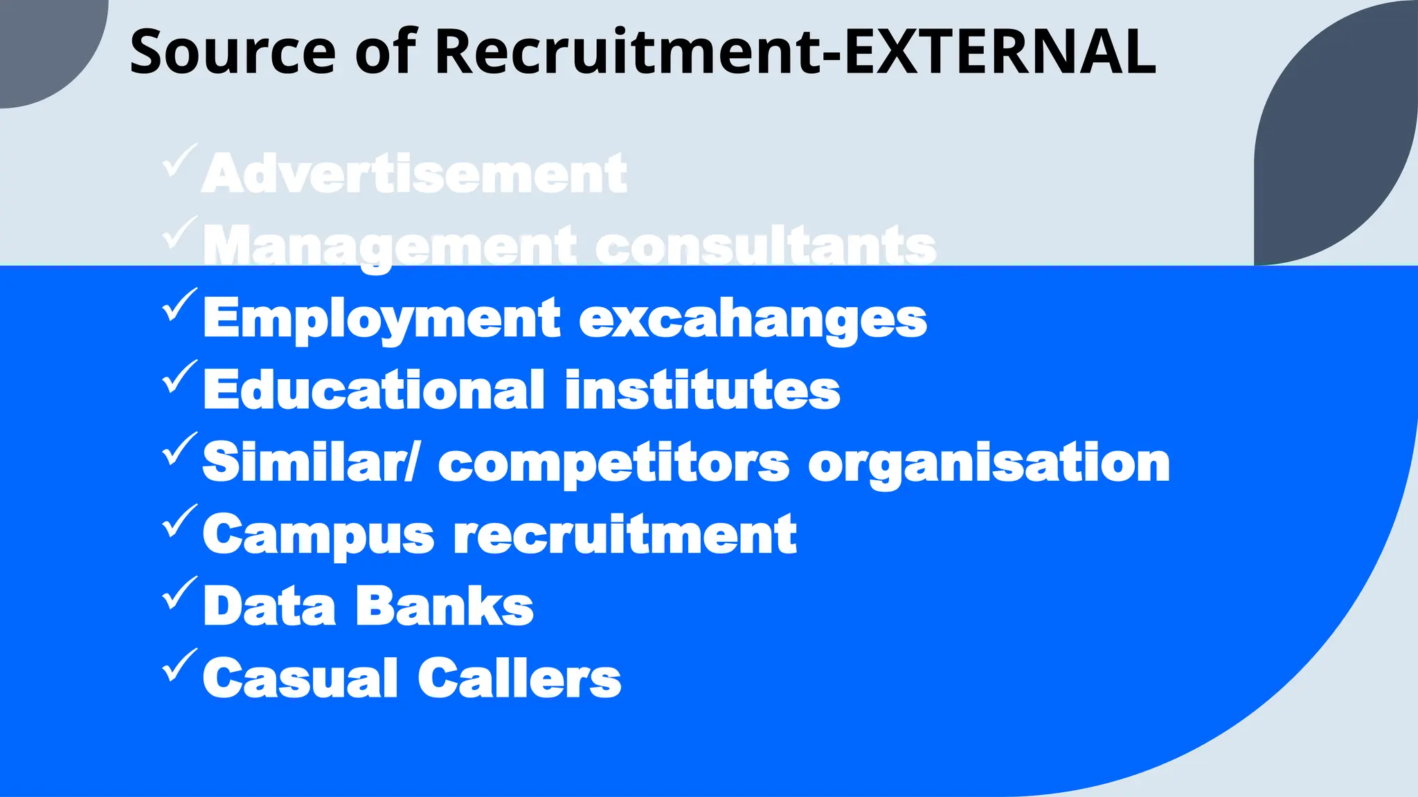 RECRUITMENT introduction, definition, sources | PPT