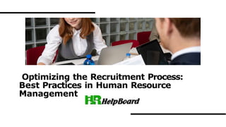 Recruitment Process in HRM ,Recruitment Process Steps | PPTX