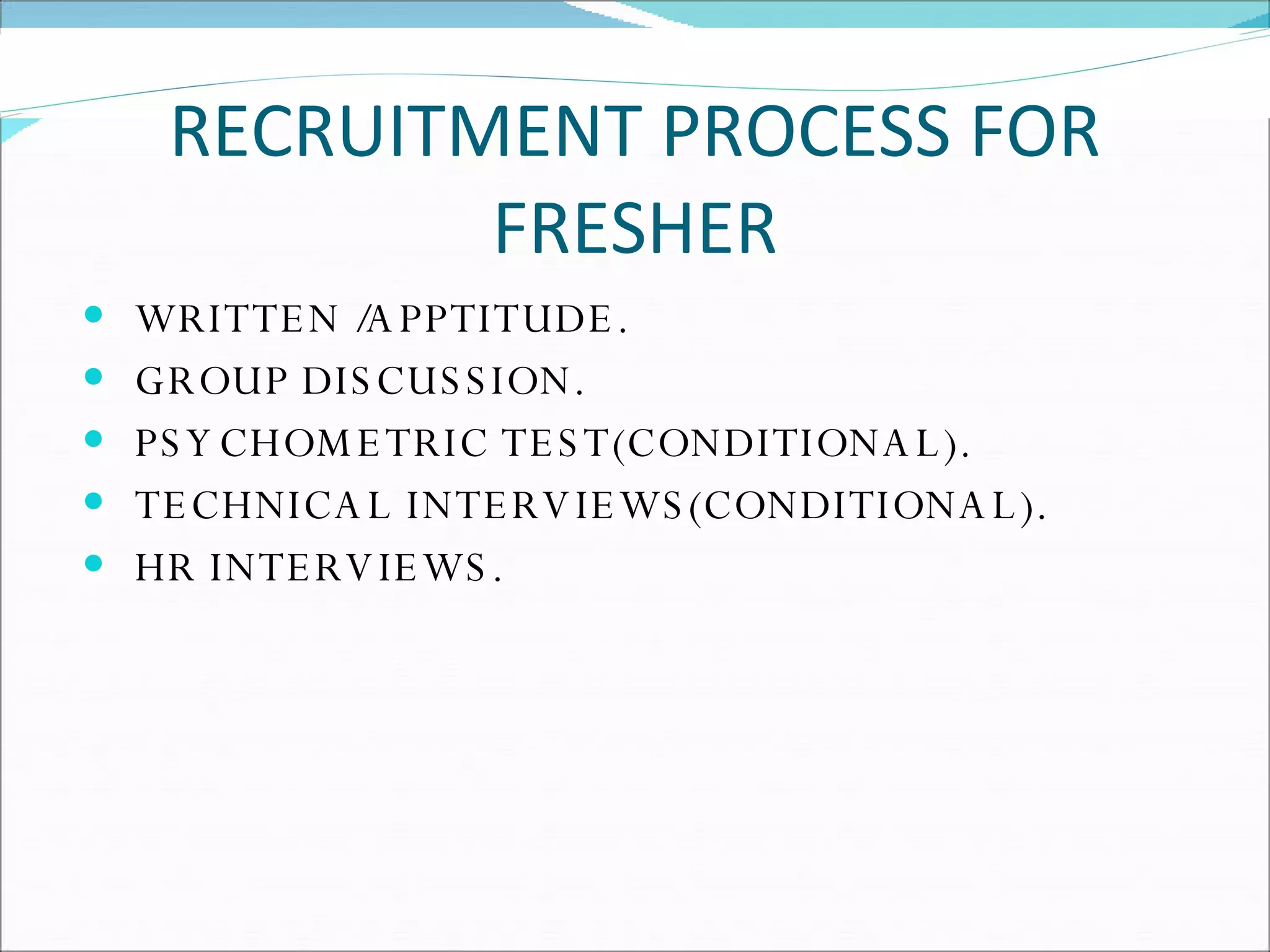 Recruitment, Selection Process Methods And Steps, | PPT | Resume ...