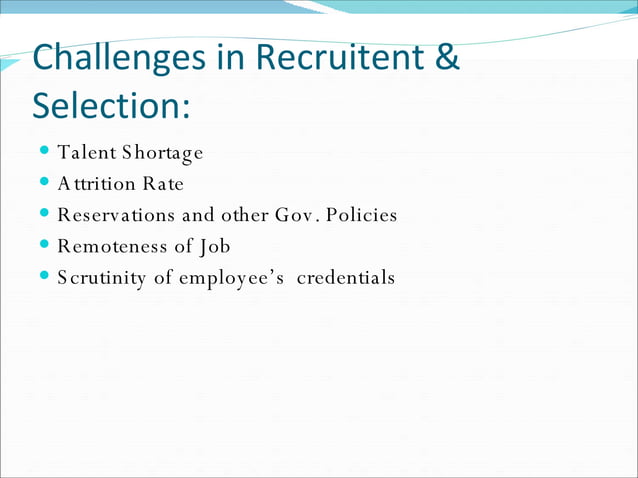 Recruitment, Selection Process Methods And Steps, | PPT | Resume ...