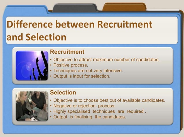 Recruitment visual bee | PPTX