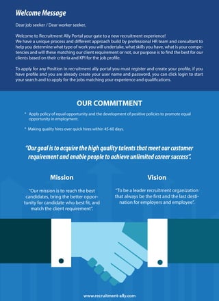 Recruitment ally profile | PDF