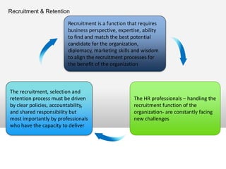 Recruitment and retention yvonne james | PPSX