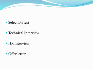 Recruitment and selection of VEE Technology | PPTX