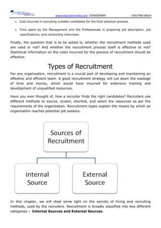 Recruitment and selection | PDF