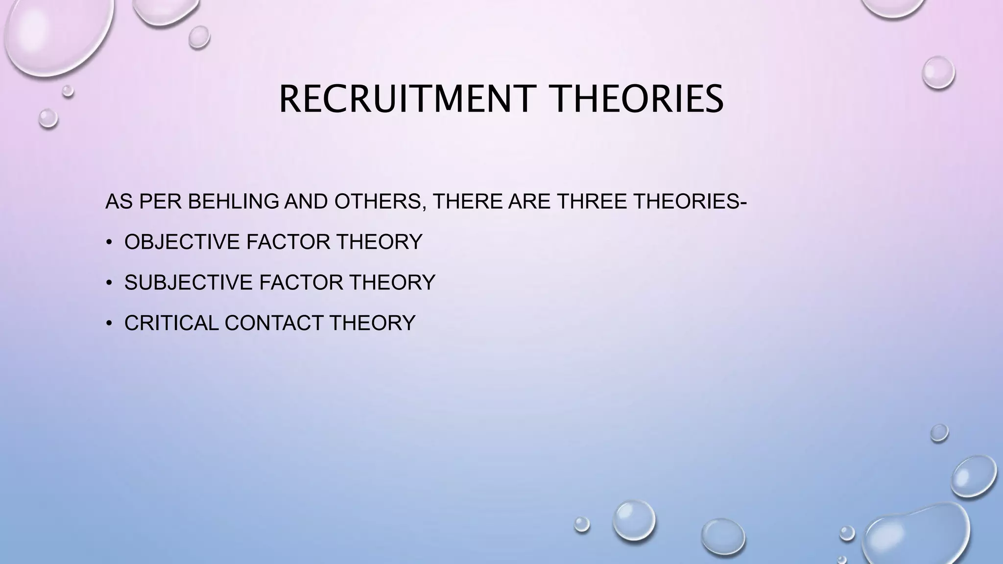 Recruitment and selection | PPTX | Human Resources | Business
