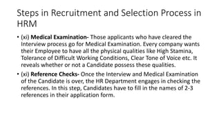 Recruitment and Selection | PPTX