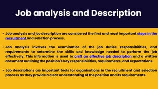 Recruitment and selection in personnel management | PPTX