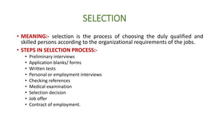RECRUITMENT AND SELECTION PROCESS IN COMPANIES.pptx | Free Download