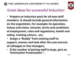 Recruitment and Selection 4 Induction and Exit.ppt