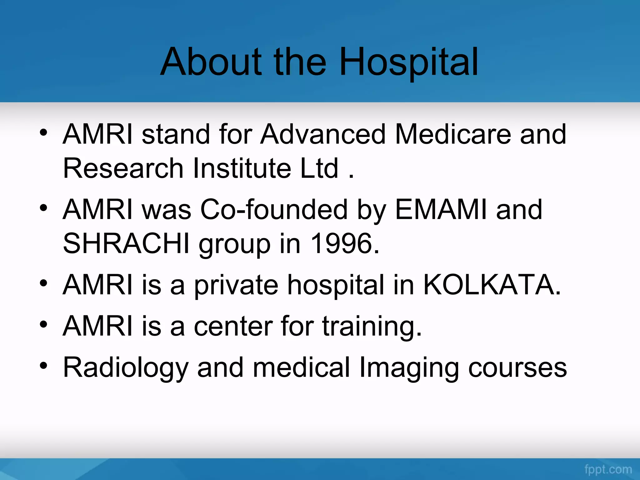 Recruitment and selection at amri hospital | PPT